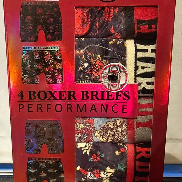 Ed Hardy | Underwear & Socks | Ed Hardy Mens Performance Boxer Briefs ...